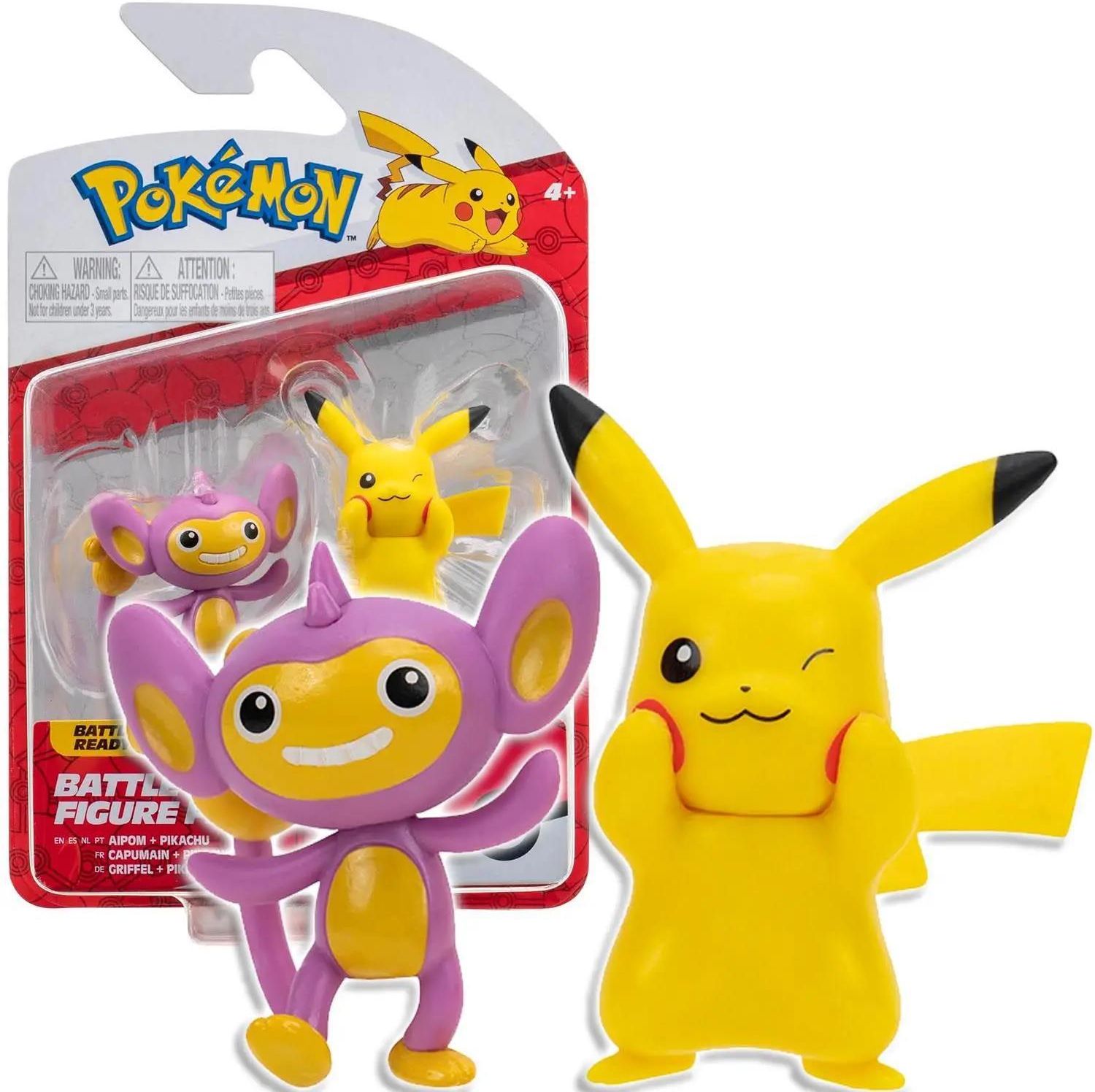 Pokemon Aipom I Pikachu Figurka Kolekcjonerska Battle Figure Pack 2635 ...