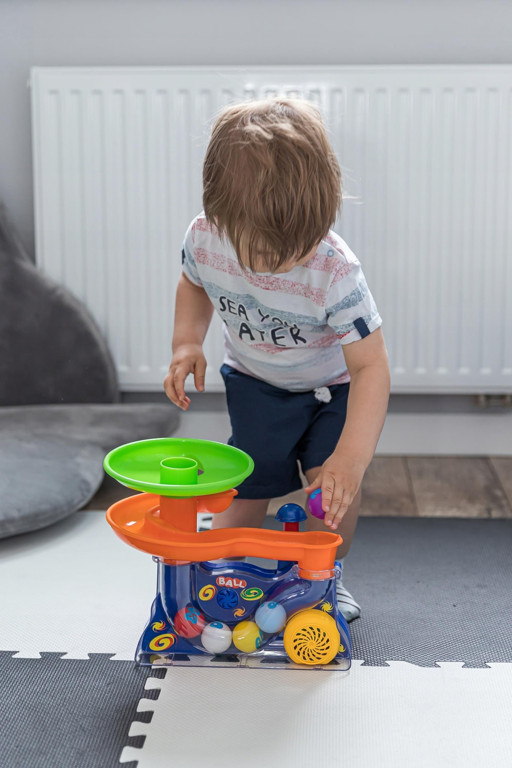 Milababy Fontanna Piłek Tor Kulkowy Zjeżdżalnia Piłeczek - Ceny i ...