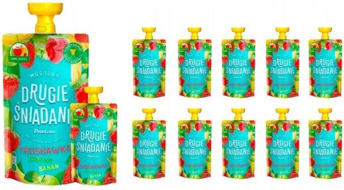 Mus Dawtona Drugie Śniadanie Truskawka x12 - Ceny i opinie - Ceneo.pl