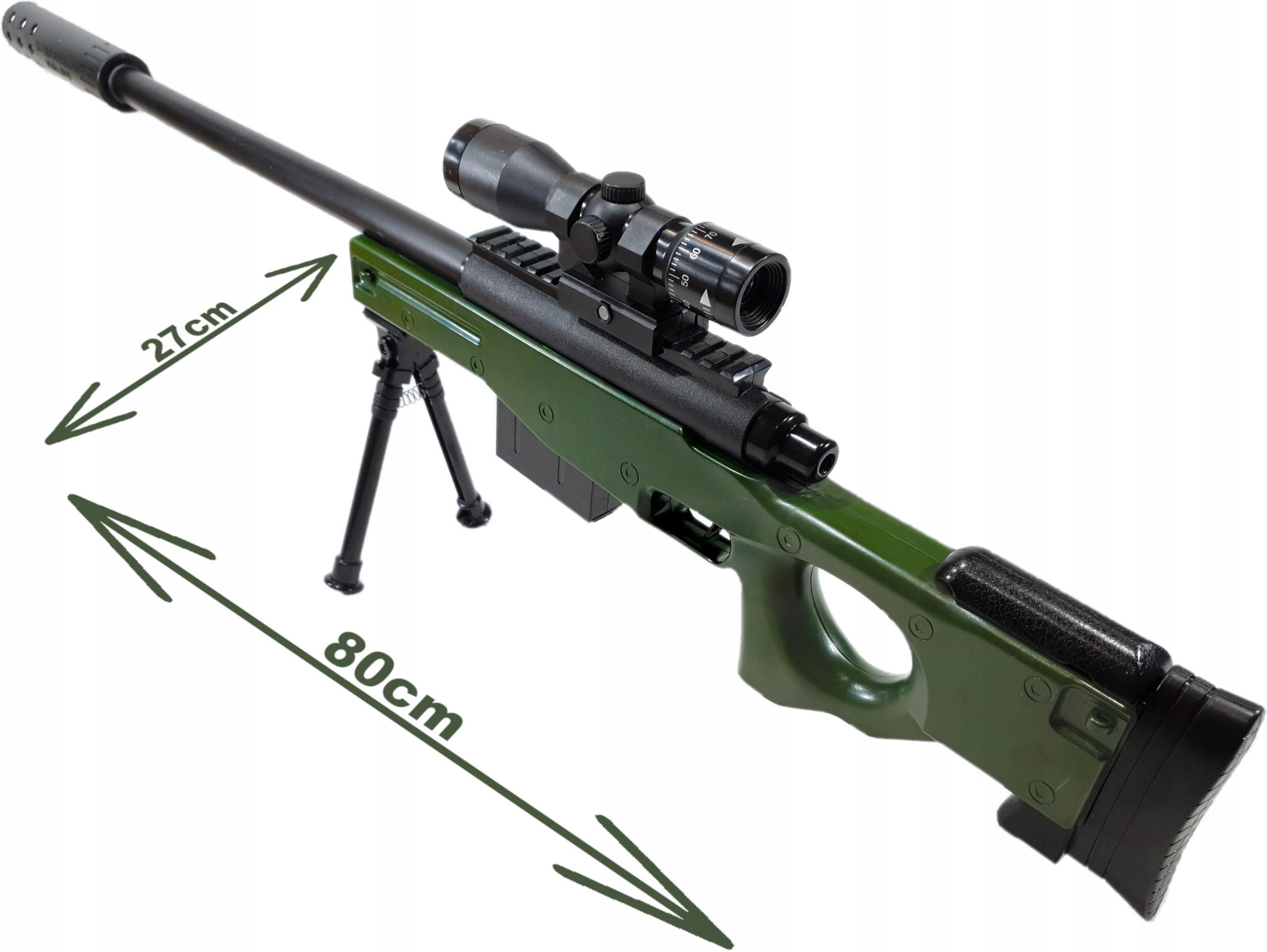 Awp Karabin Snajperka Na Kulki Air Soft Gun Luneta - Ceny i opinie ...
