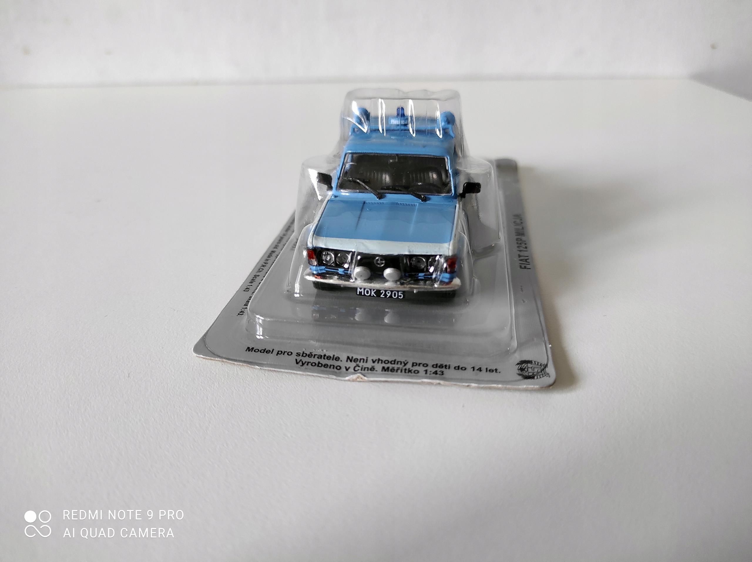 De Agostini Fiat 125P Milicja Kultowe Auta Prl Deagostini 1:43 - Ceny i ...