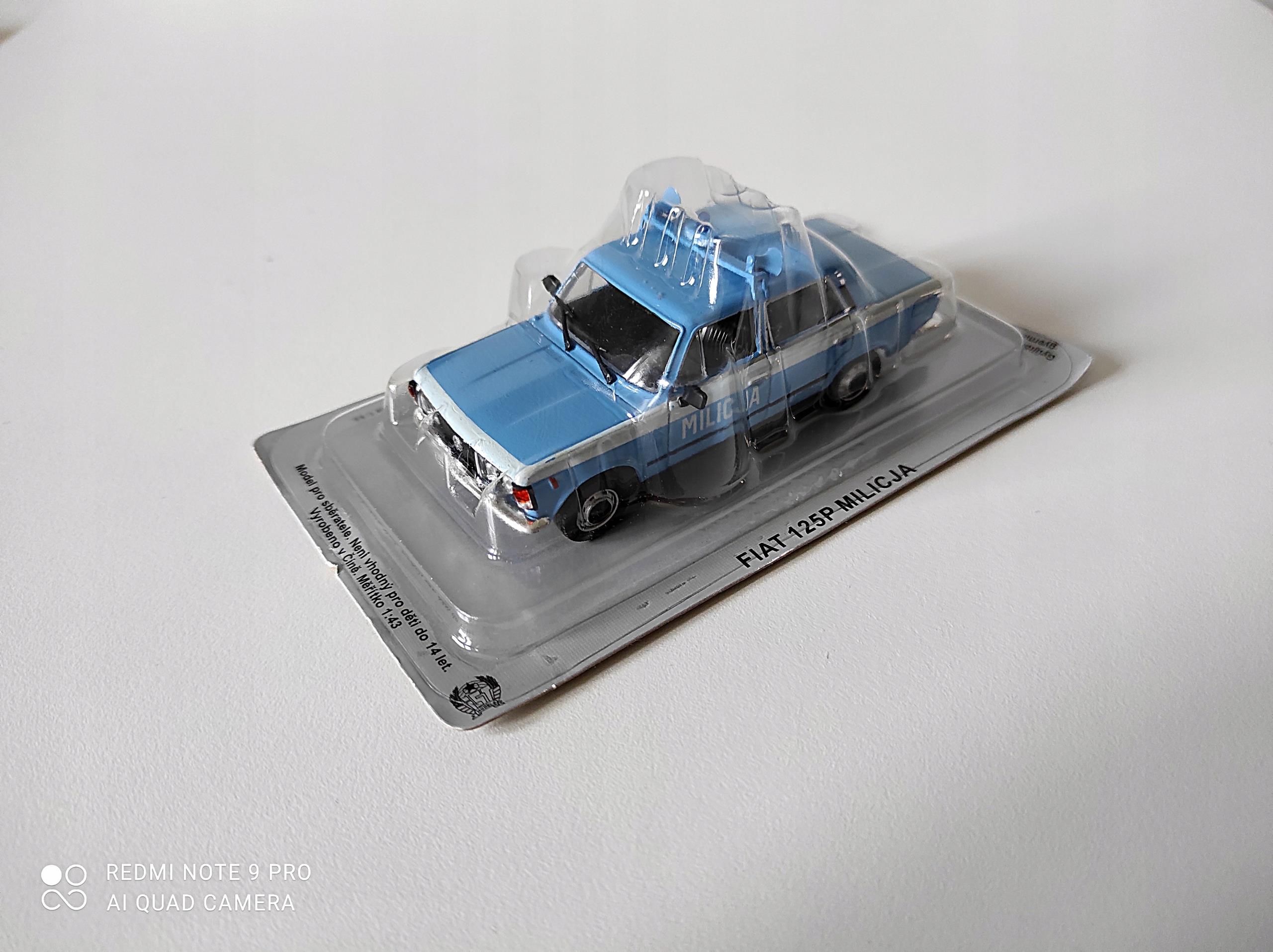 De Agostini Fiat 125P Milicja Kultowe Auta Prl Deagostini 1:43 - Ceny i ...