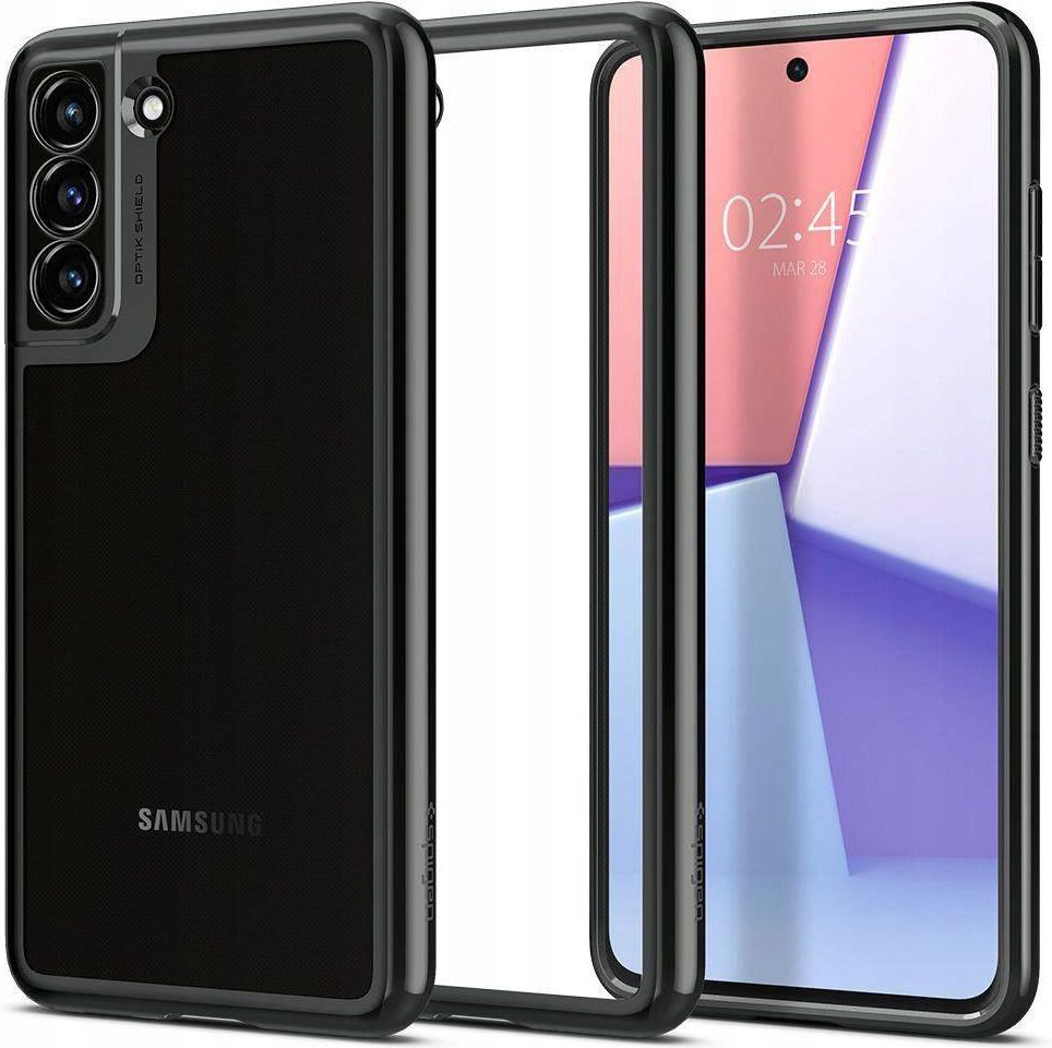SPIGEN OPTIK CRYSTAL GALAXY S21 FE CHROME GREY (11906167270) - Etui na ...