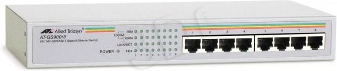 Allied Telesis 8 port 10/100/1000TX Unmanged Switch (AT-GS900/8-50 ...