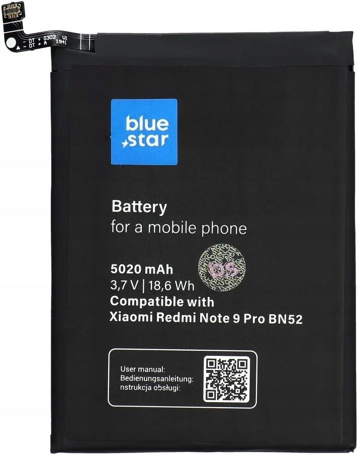 Bateria do Xiaomi Redmi Note 9 PRO (BN52) 5020 mAh (12180572386) - Etui ...