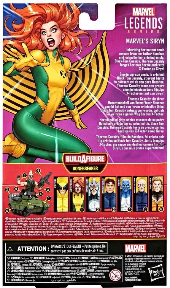 Hasbro Marvel Legends X-Men - Marvel's Siryn F3688 - Ceny i opinie ...