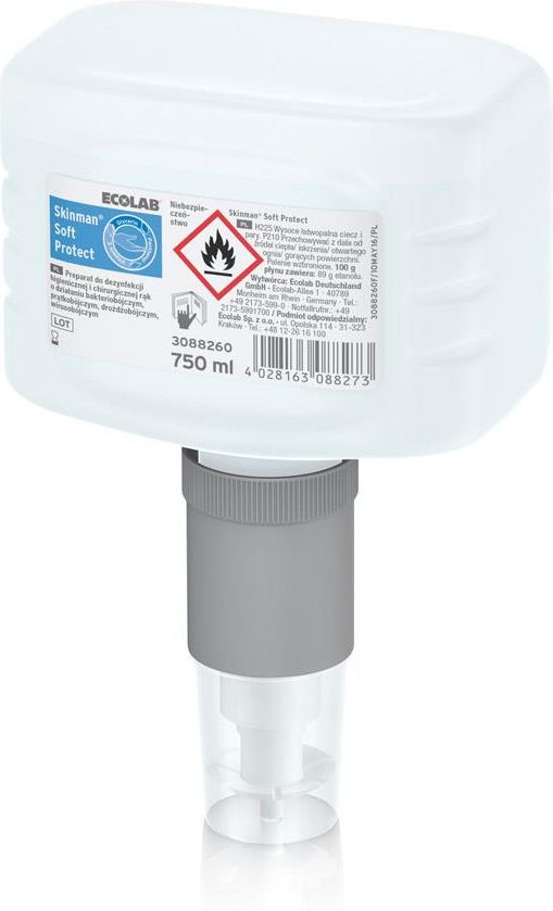 Ecolab Skinman soft protect 750 ml - SYSTEM ZAMKNIETY NEXA Wirusobójczy ...