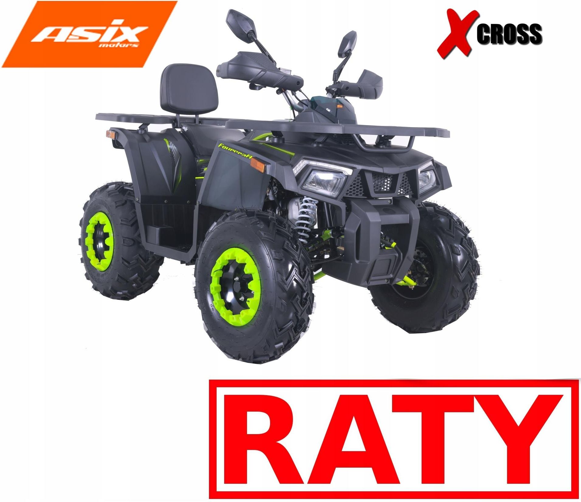 QUAD 250 ASIX FOURCRAFT Duży ATV hak RATY dowóz - Opinie i ceny na Ceneo.pl