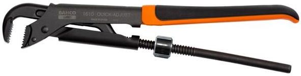 Bahco Pipe Wrench Quick-Adjust 1 1/2 - Myszy Optyczny 3 Czarny (1620 ...