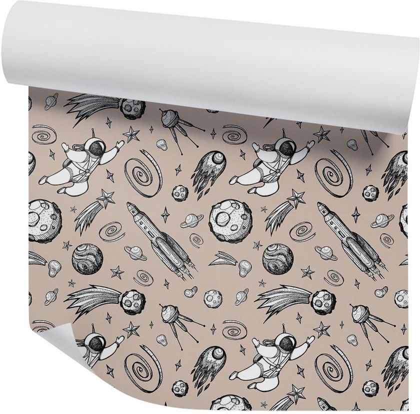 Fototapety.Pl Astronauta Rakiety Kosmiczne Okleina Samoprzylepna Na Ścianę 250x250cm Magicstick ...