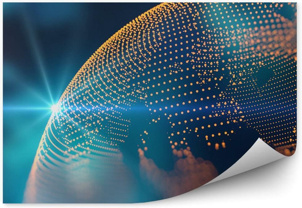 Fototapety.Pl Ziemia Futurystyczne Technologia Abstrakcja Tło Fototapeta 250x250cm Fizelina ...