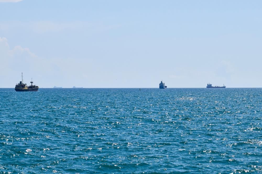 Fototapety.Pl Statek Horyzont Ocean Morze Niebo Chmury Okleina Ścienna ...