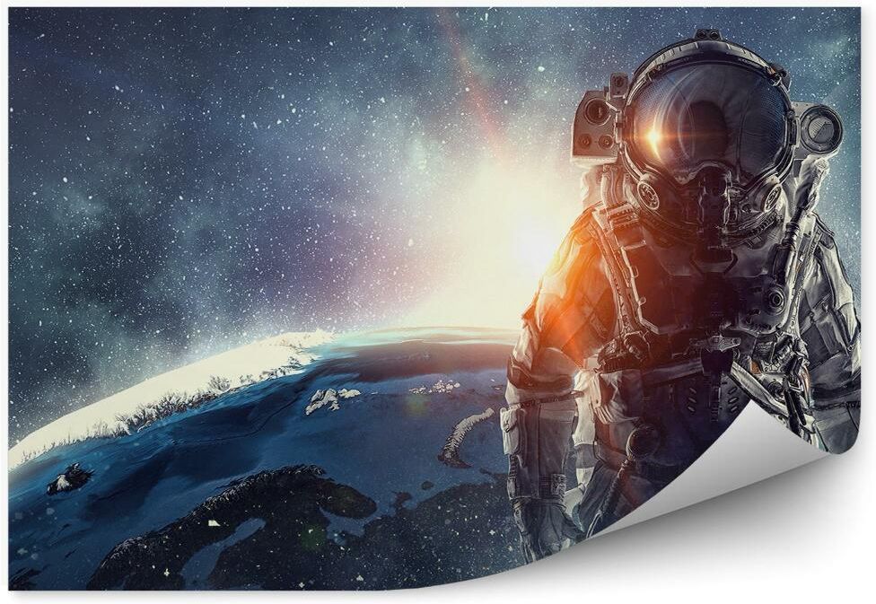 Fototapety.Pl Astronauta Przestrzeń Kosmiczna Planeta Ziemia Niebo Gwiazdy Światła Fototapeta 2 ...