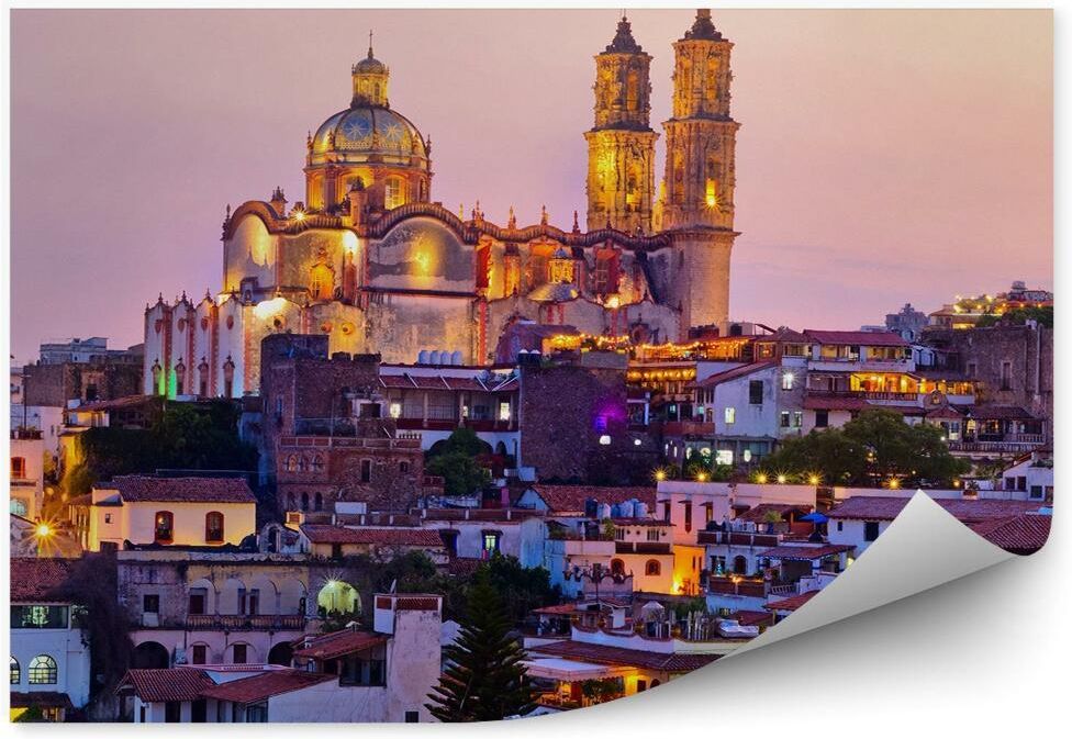 Fototapety.Pl Panorama Miasta Budynki Katedra Meksyk Fototapeta ...