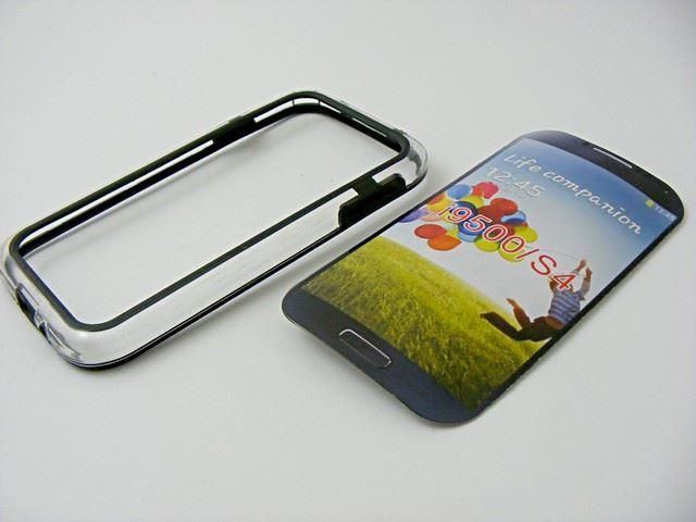 Bumper Sam i9500 Galaxy S4 czarny + crystal (0000006087) - Etui na ...