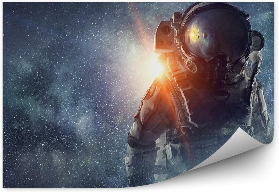 Fototapety.Pl Astronauta Gwiazdy Niebo Przestrzeń Kosmiczna Fototapeta 250x250cm Fizelina ...