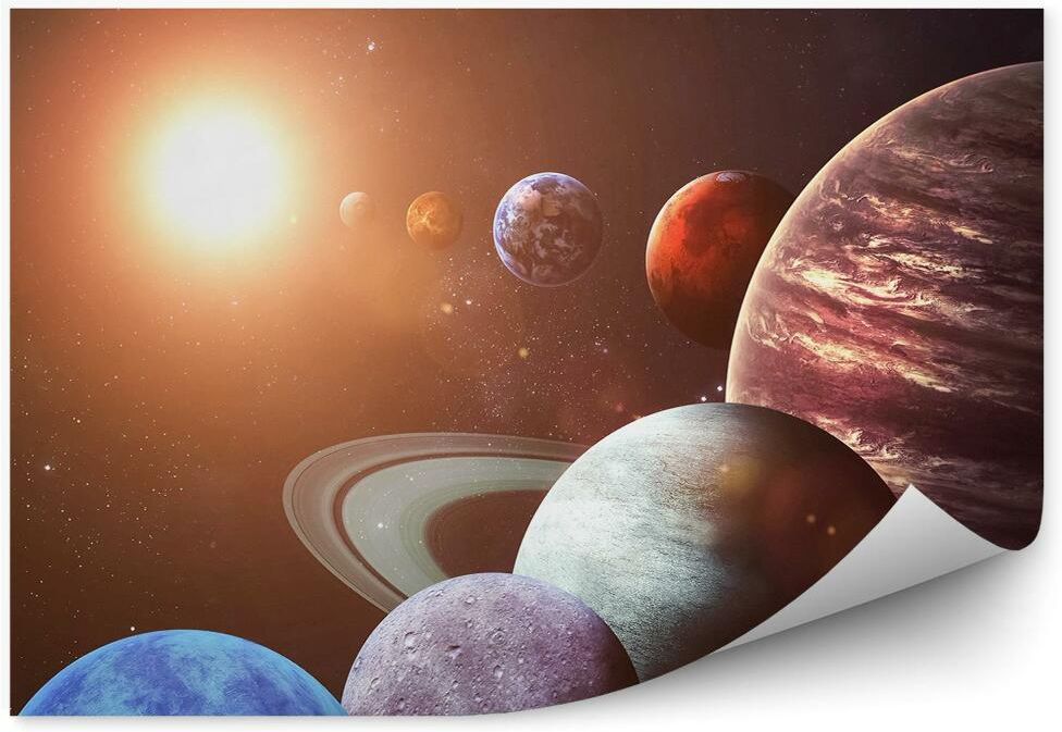 Fototapety.Pl Planet Słońce Gwiazdy Układ Słoneczny Fototapeta 250x250cm Fizelina - Opinie i ...