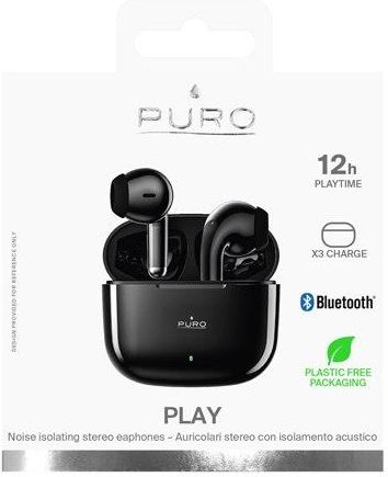 PURO PLAY 5.0 TWS Bezprzewodowe słuchawki Bluetooth V5.0 z etui ...