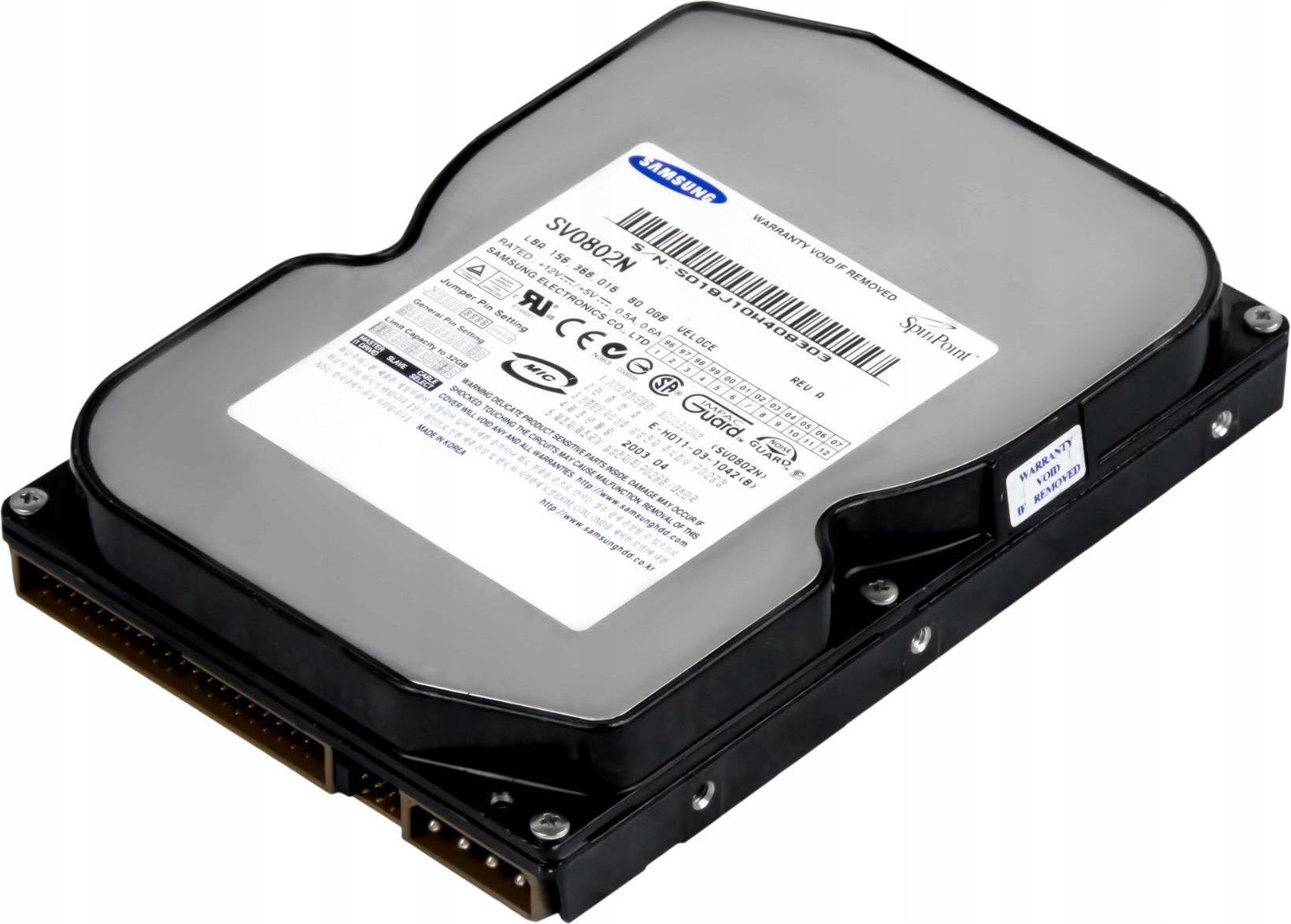 Dysk twardy Samsung 80GB Ultra ATA Hard Drive (SV0802N) - Opinie i ceny ...