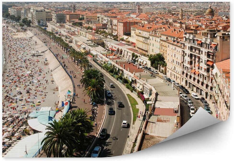 Fototapety.Pl Nicea Widok Z Lotu Ptaka Miasto Plaża Okleina Na Ścianę ...