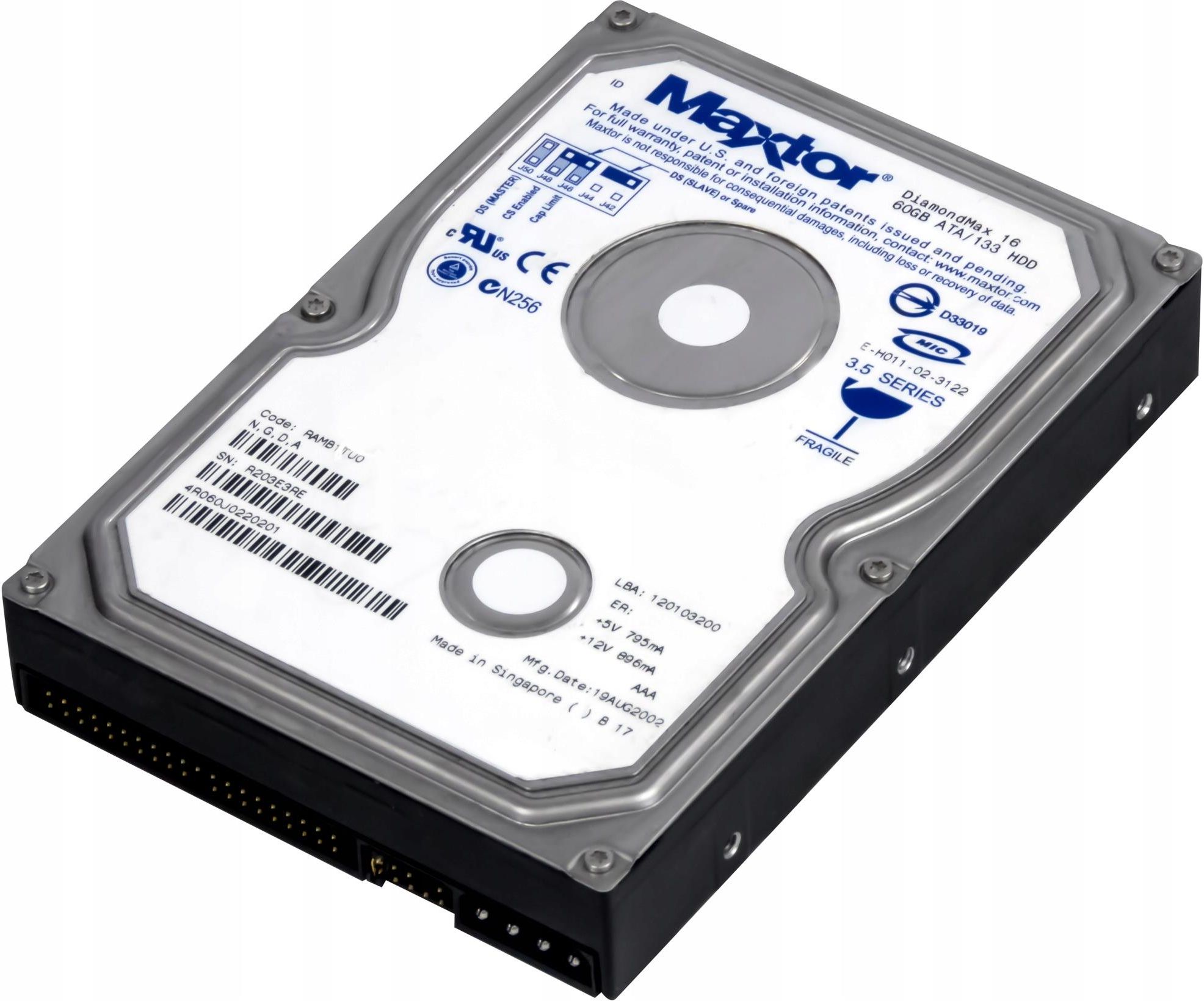 Dysk twardy Seagate DIAMONDMAX 16 60GB IDE (4R060J0) - Opinie i ceny na ...