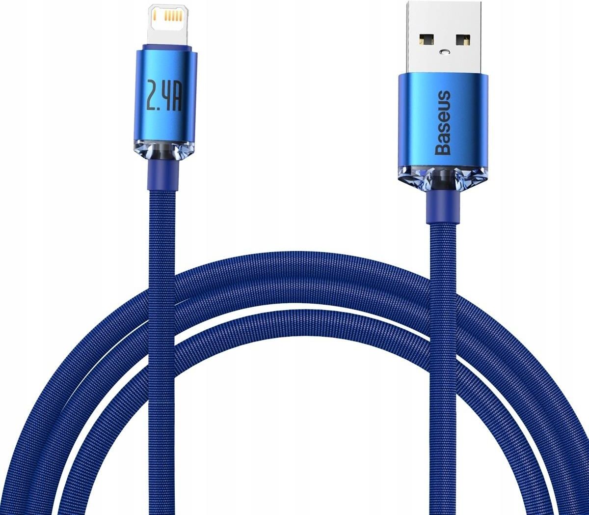 Baseus Kabel Crystal Shine - Usb Na Lightning 2 - Opinie i ceny na Ceneo.pl