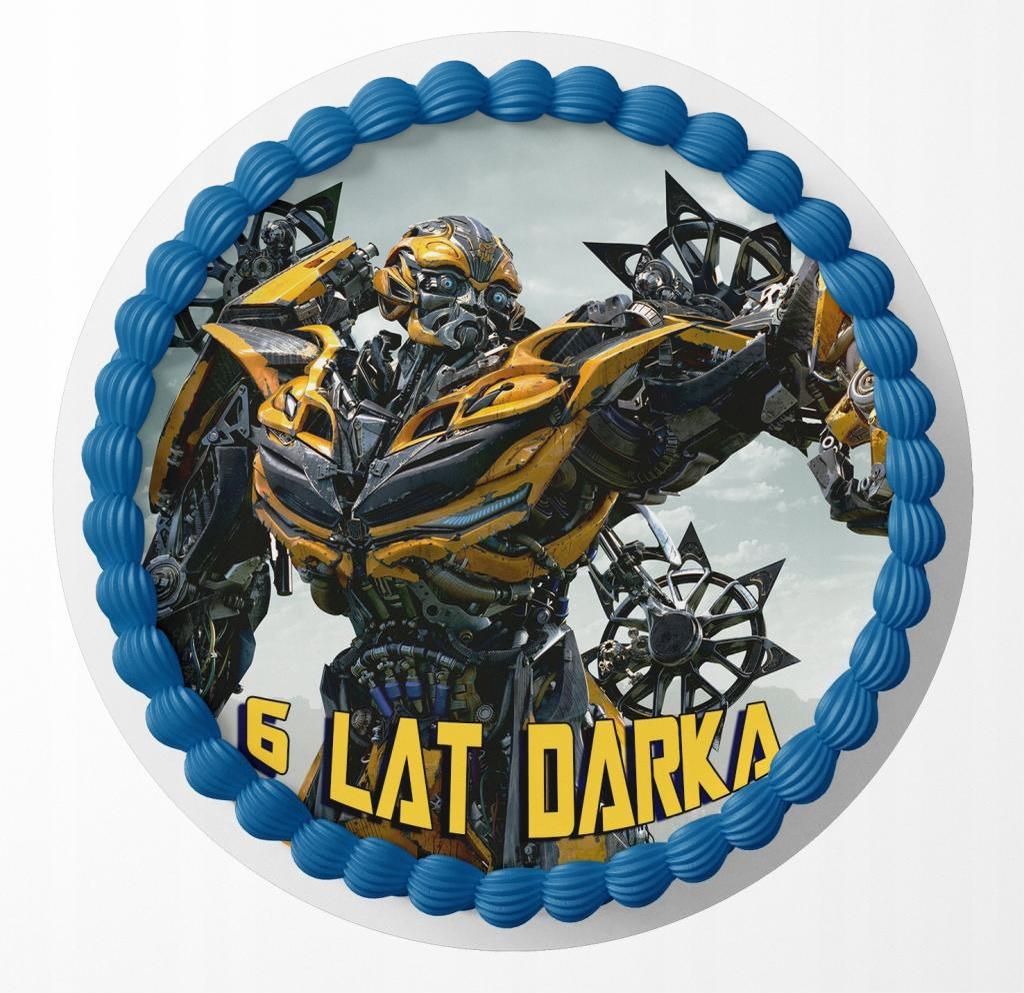 3D OPŁATEK NA TORT 18CM - TRANSFORMERS WZORY (13175445114) - Ceny i ...