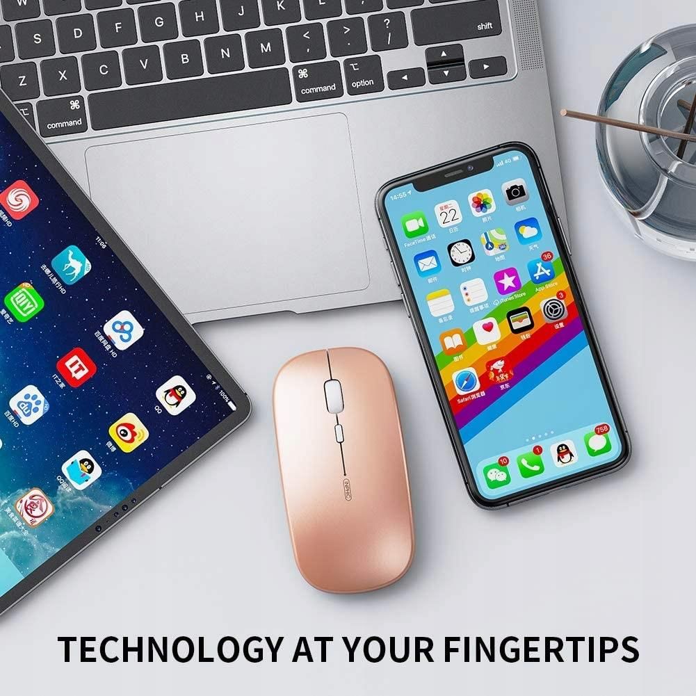 Mysz Inphic P-M1 Różowe Złoto (Mouse) - Opinie i ceny na Ceneo.pl