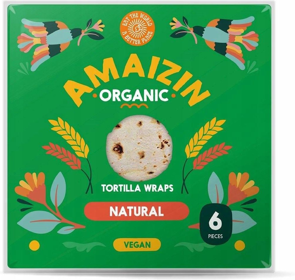 TORTILLA WRAPS BIO 240 g - AMAIZIN - Ceny i opinie - Ceneo.pl