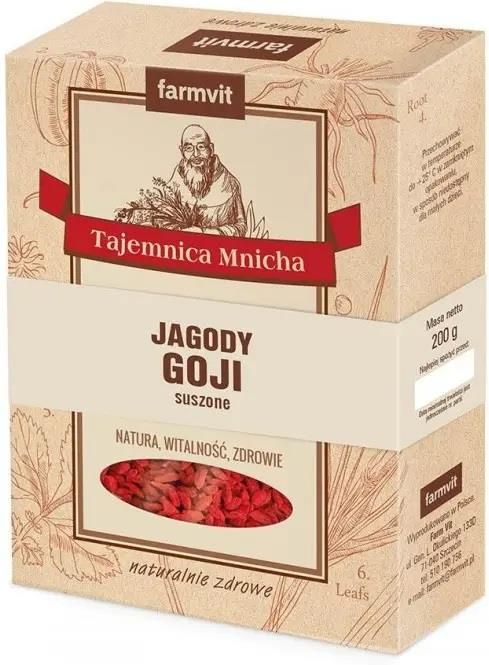 Farmvit Goja owoc goji 200g - Ceny i opinie - Ceneo.pl