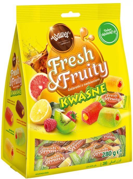 Wawel Galaretka Fresh & Fruity kwaśne 245 g - Ceny i opinie - Ceneo.pl
