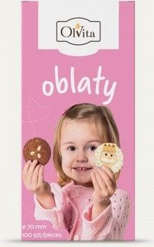 Olvita Oblaty okrągłe fi 70 mm 100 szt - Ceny i opinie - Ceneo.pl