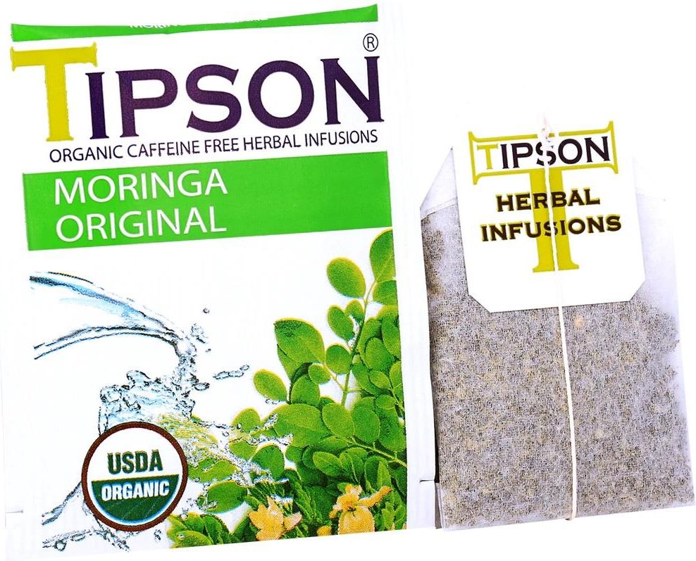 Tipson MORINGA ORIGINAL herbata ziołowa ORGANICZNA SASZETKI ekspresowa ...