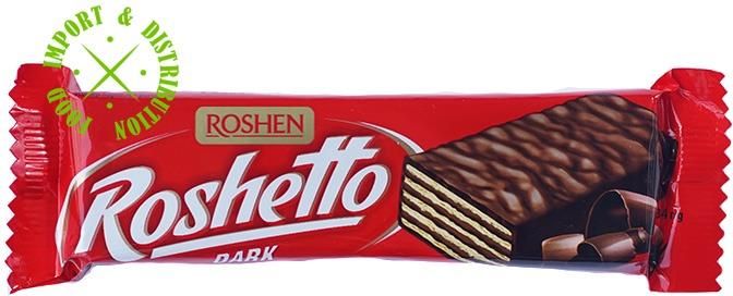 Wafelki Roshen Roshetto dark 34g - Ceny i opinie - Ceneo.pl