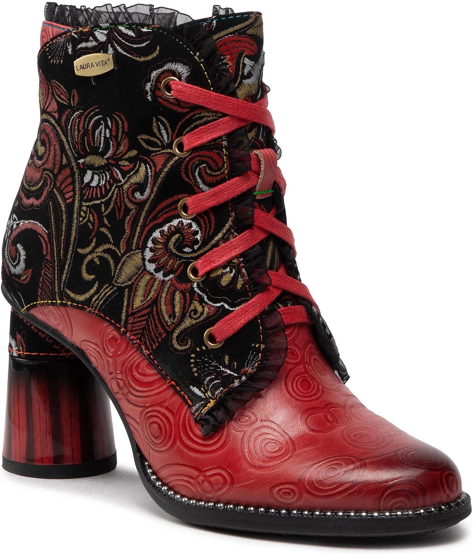 Botki LAURA VITA - Gucstoo 11D SL174-1D Rouge - Ceny i opinie - Ceneo.pl