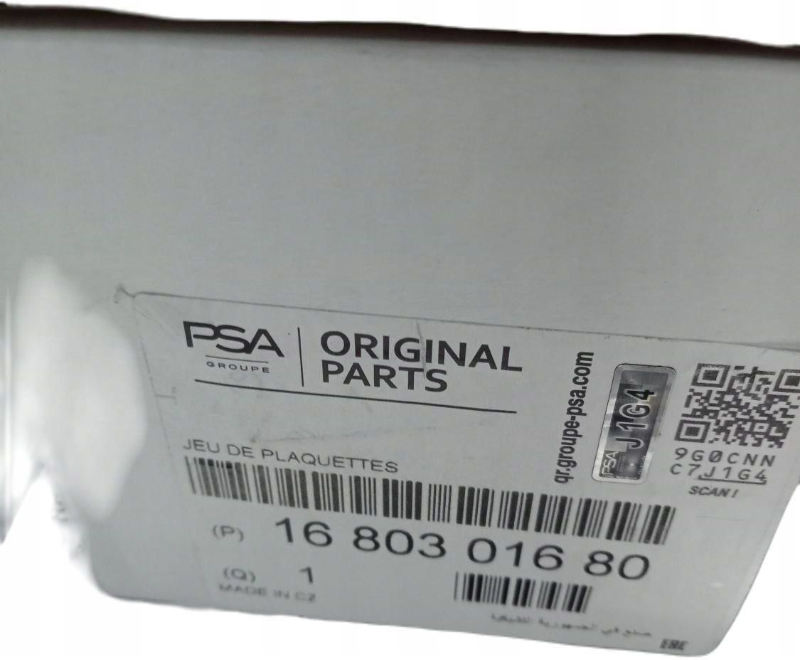 Klocki hamulcowe 1680301680 KLOCKI HAMULCOWE ORYGINAŁ OE PSA - Opinie i ...