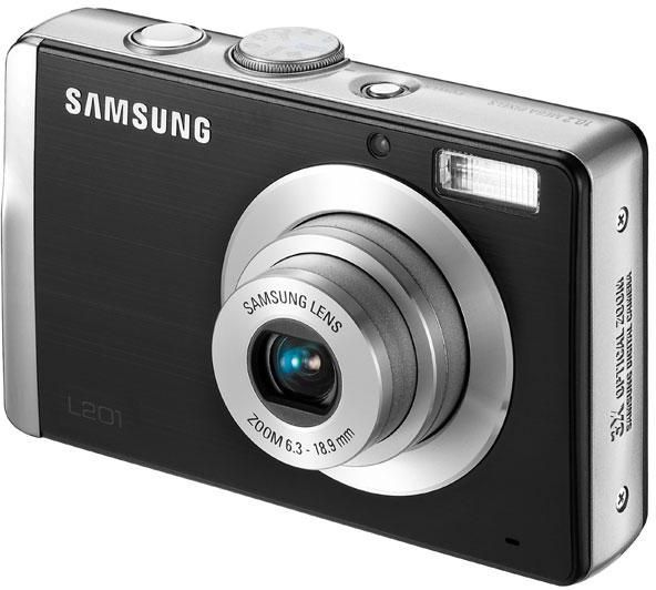 Aparat cyfrowy Samsung L201 srebrny - Ceny i opinie na Ceneo.pl