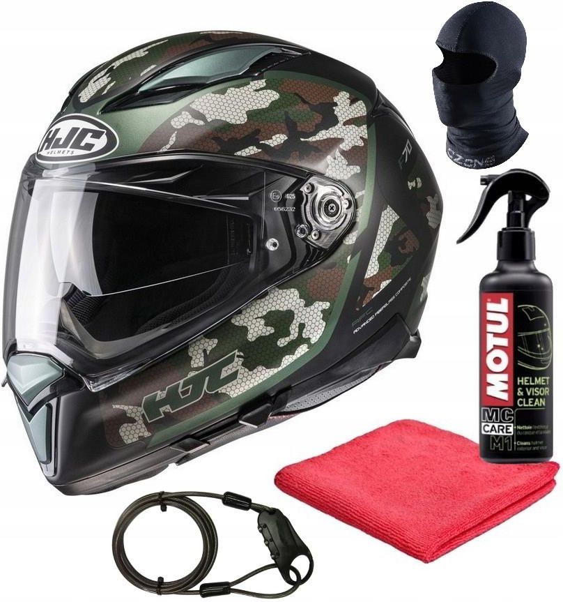 Kask motocyklowy Hjc F70 Katra Green - Opinie i ceny na Ceneo.pl
