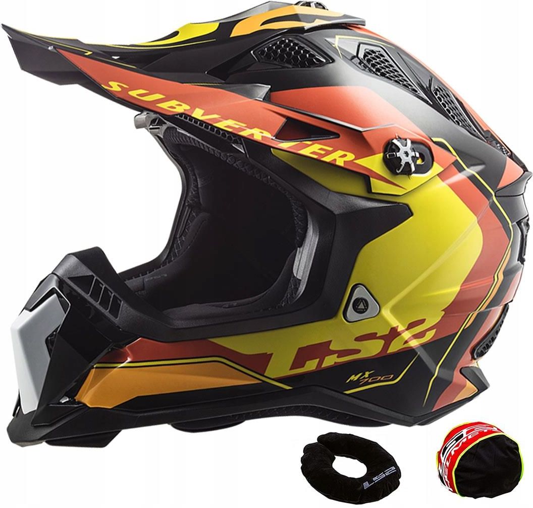 Kask motocyklowy Ls2 Enduro Cross Mx700 Subverter Evo Arched S - Opinie ...
