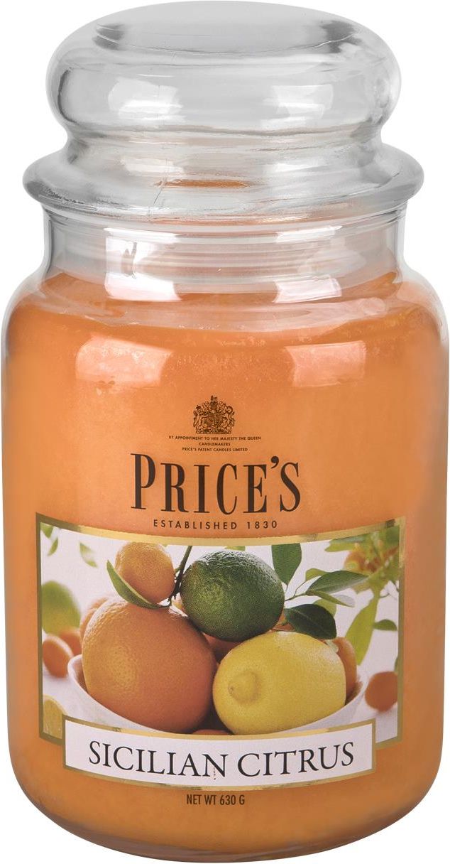 Aromanti Świeca Zapachowa Price'S Candles Sicilian Citrus 630 G 313914 ...