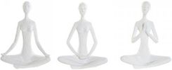 Dkd Home Decor Figurka Dekoracyjna Kobieta Yoga Biały Ceramiczna ...