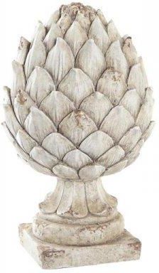 Dkd Home Decor Figurka Dekoracyjna Ananas Biały Piedra (23X23X41 Cm ...