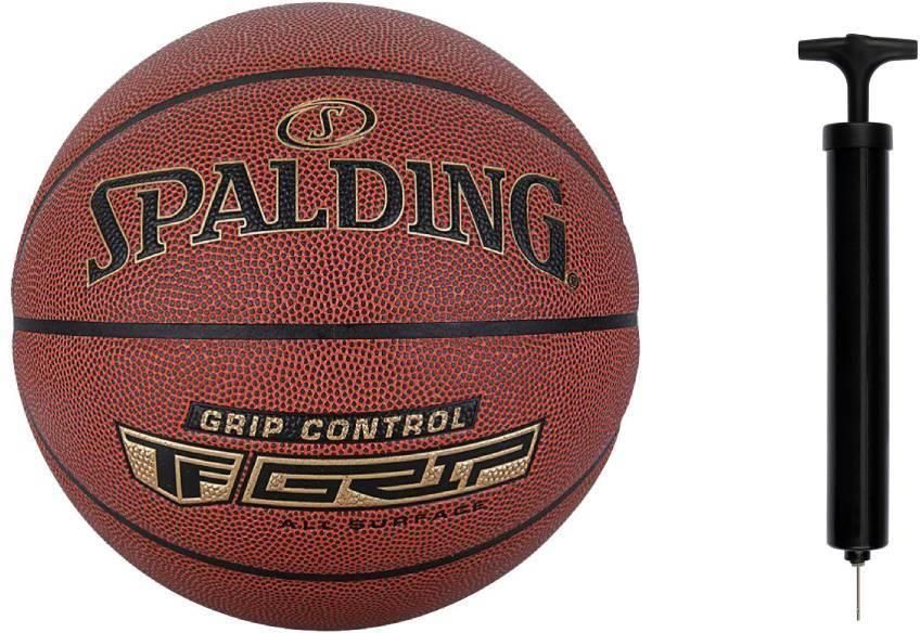 Spalding Piłka Grip Control Indoor/Outdoor + Pompka Avento 39754UNIW ...
