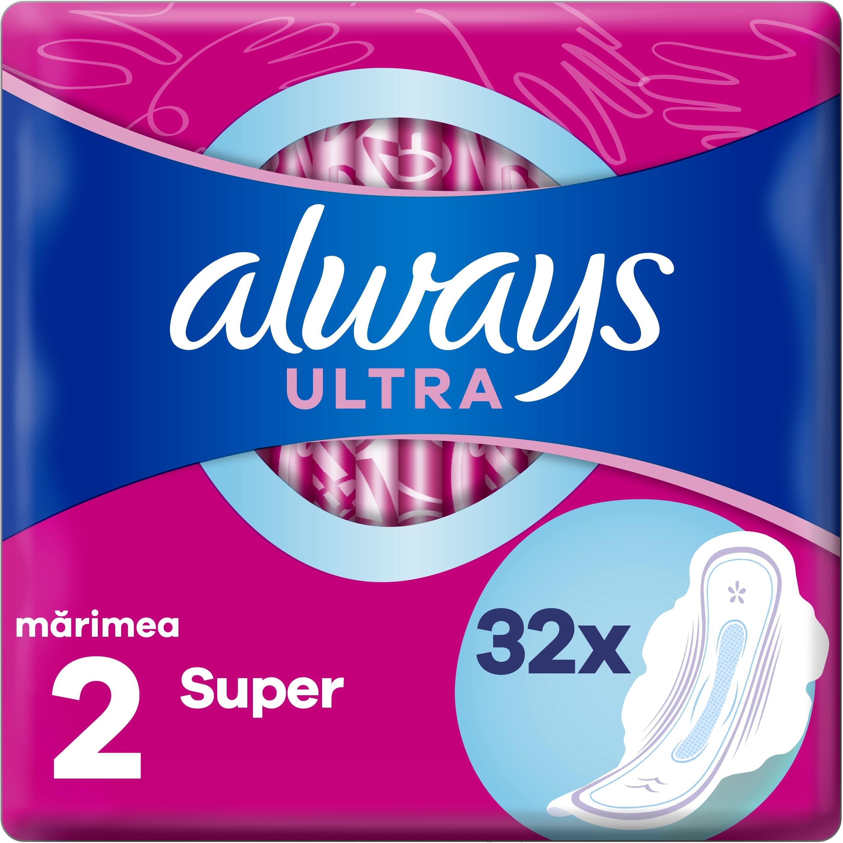 Procter & Gamble Always Ultra Super Plus Podpaski Ze Skrzydełkami 4 X 8 ...