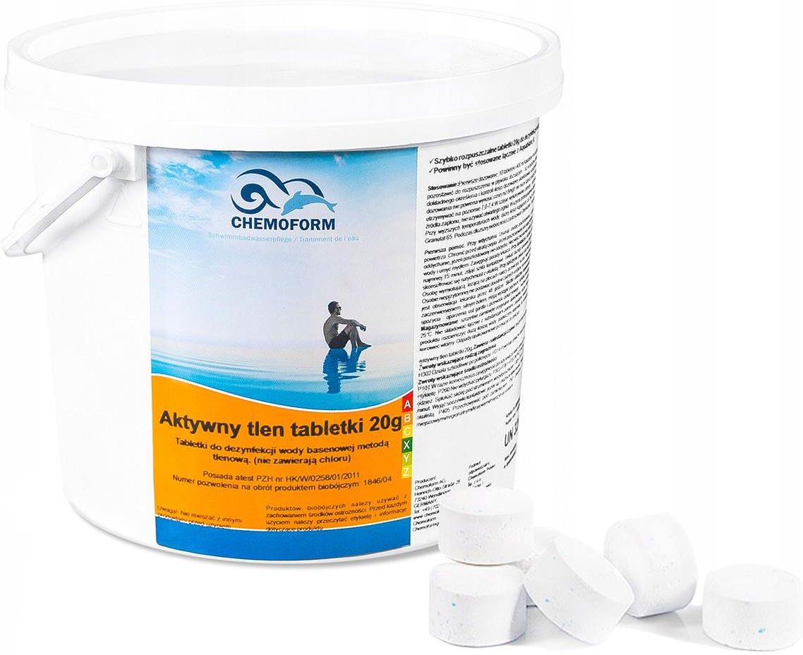 Chemoform Aktywny Tlen Tabletki 20G Metoda Tlenowa 5Kg - Ceny i opinie ...