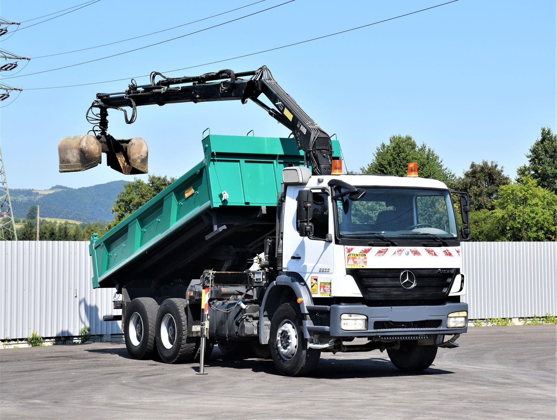 Mercedes AXOR 2633 * HIAB 111BS-3HIDUO * BORDMATIC - Opinie i ceny na ...