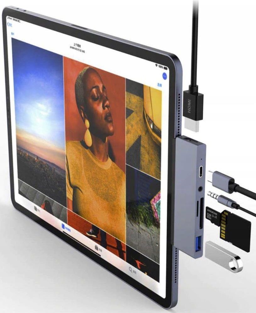 Akcesoria do tabletu 4Apple 4Apple HUB ADAPTER DO IPAD PRO USB 3.0 TYPE ...