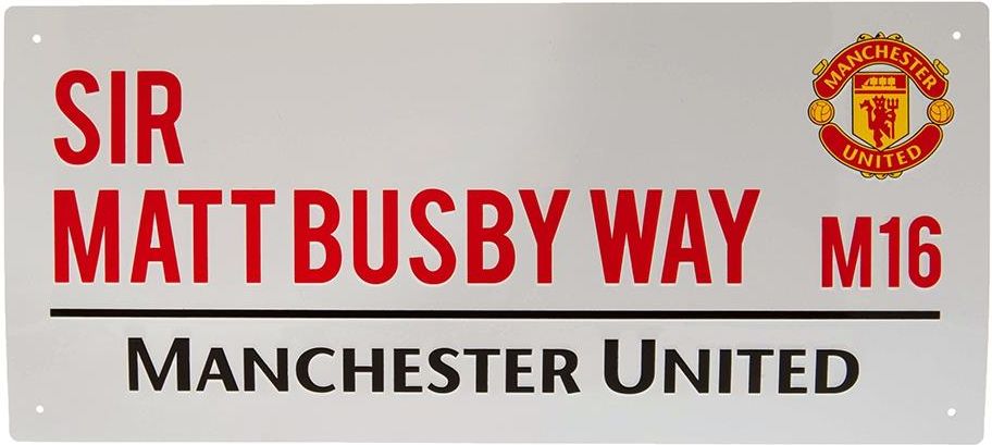 Manchester United Metalowy Znak Street Sign Mb - Ceny i opinie - Ceneo.pl