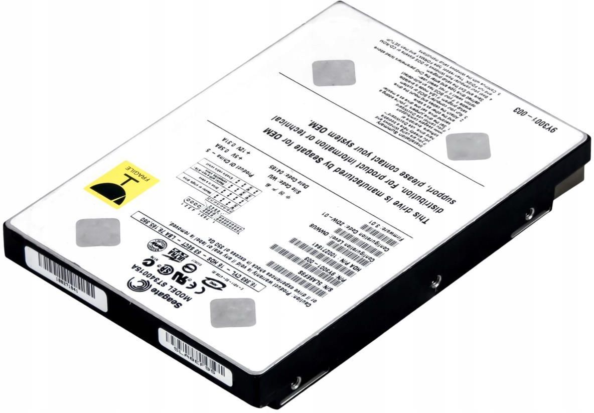 Dysk twardy Seagate BARRACUDA 5400.1 40GB (ST340015A) - Opinie i ceny ...