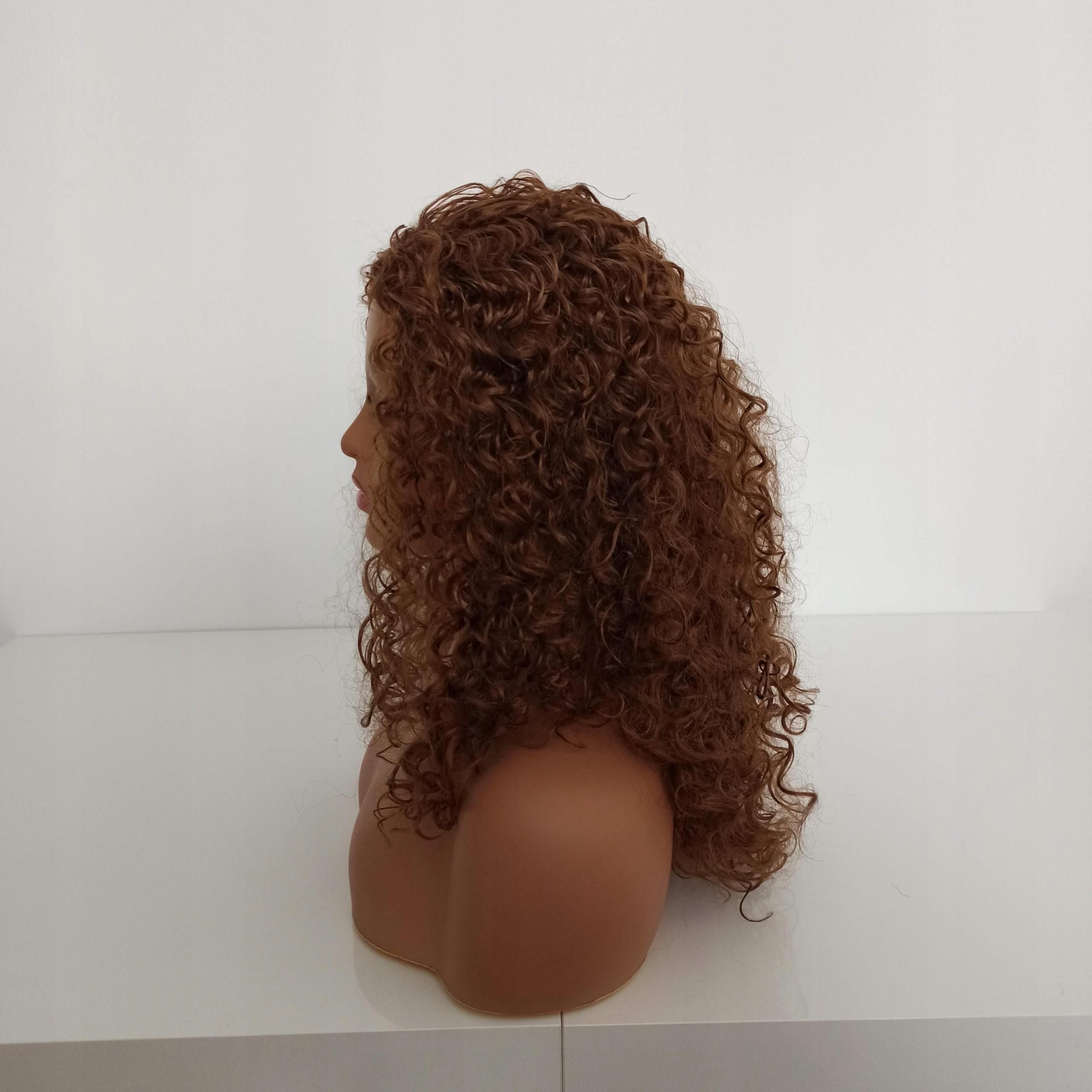Peruka Brązowa Loki Afro Matowa + Czepek - Ceny i opinie - Ceneo.pl